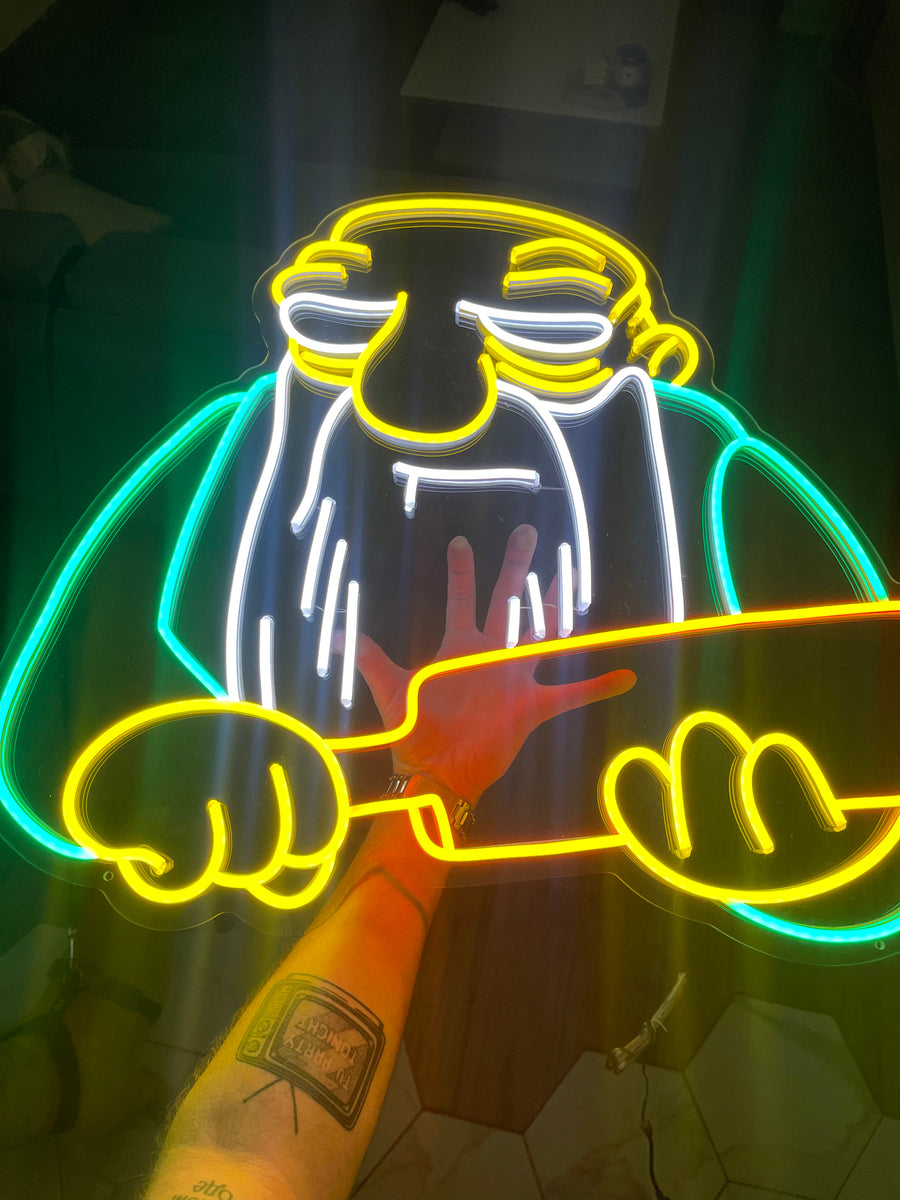 Jasper - Paddlin' - Neon Sign – Pirate Copy Club